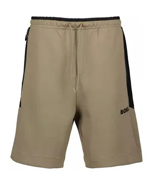 Hugo Boss Drawstring Lacing Shorts With Zippered Pockets