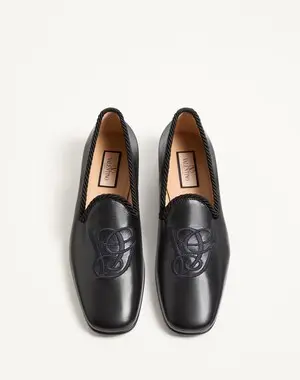 Valentino Garavani Les Alcovettes Kidskin Loafers