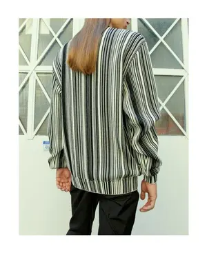 VTMNTS Striped Knit Sweater