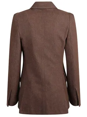 Max Mara Agugliati Denim Effect Blazer