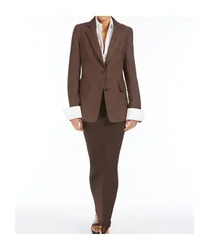 Max Mara Agugliati Denim Effect Blazer
