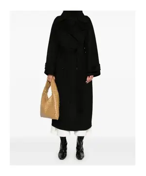 JOSEPH Double-breasted Long-sleeved Coat With Belt
