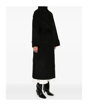 JOSEPH Double-breasted Long-sleeved Coat With Belt