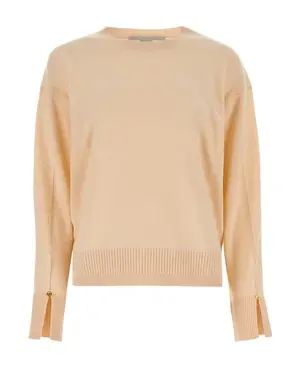 Stella McCartney Iconic Crewneck Long-sleeved Jumper - Nude