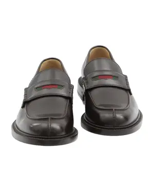 Gucci Web Detailed Loafers