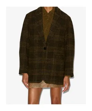 Isabel Marant Étoile Checked Double-breasted Blazer