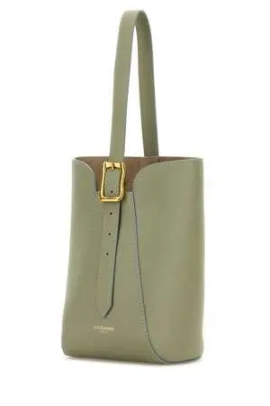JM DAVIDSON Nano Quiver Buckle Leather Bucket Bag