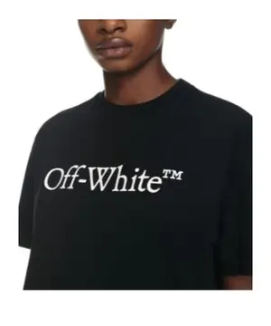 Off-White Bookish" Crewneck T-shirt - Black