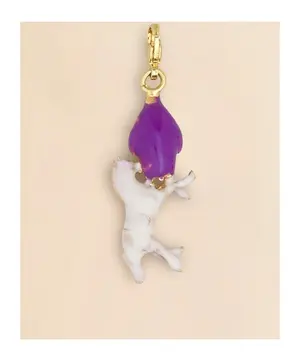 Marni Drop Design Pendant With Animal Motif