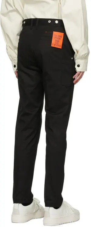 DIESEL® Straight-leg Logo Detailed Casual Pants