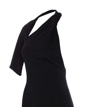 Khaite Roza Draped Maxi Dress