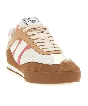 Chloé Kick Lace-up Sneakers - Brown