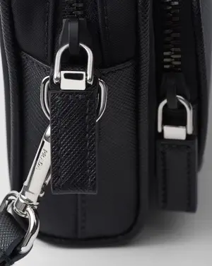 Prada Re-nylon And Saffiano Leather Shoulder Bag