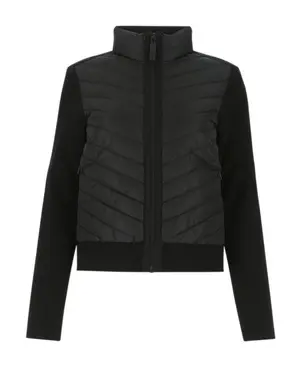 Canada Goose Hybridge Panelled High-neck Jacket - Black