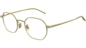 Bottega Veneta Geometric Frame Eyeglasses - Bronze