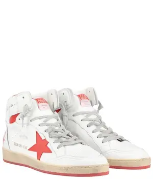 GOLDEN GOOSE Sky Star High-top Sneakers - White