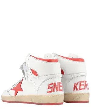 GOLDEN GOOSE Sky Star High-top Sneakers - White