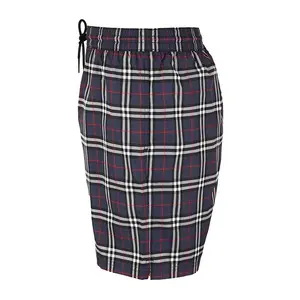 Burberry Plaid Drawcord Swim Shorts - Black