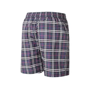 Burberry Plaid Drawcord Swim Shorts - Black