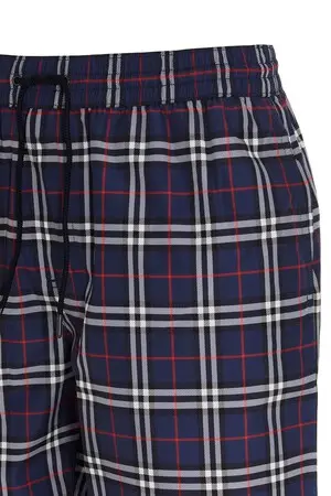 Burberry Plaid Drawcord Swim Shorts - Black