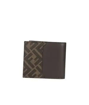 Fendi Ff Bi-fold Wallet - Black