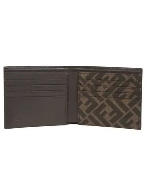 Fendi Ff Bi-fold Wallet - Black