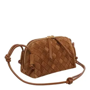 Bottega Veneta Concert Intrecciato Shoulder Bag - Brown