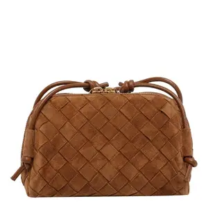 Bottega Veneta Concert Intrecciato Shoulder Bag - Brown