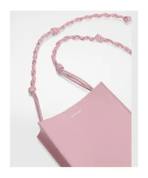 JIL SANDER Small Tangle Crossbody Bag - Neon Rose