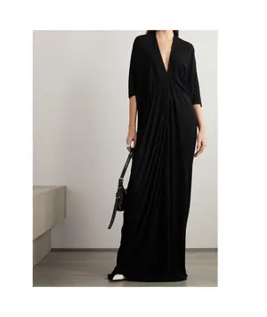 Rick Owens Pendant Muslin Maxi Dress