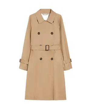 Max Mara The Cube Belted Trench Coat - Camel