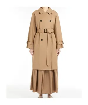 Max Mara The Cube Belted Trench Coat - Camel