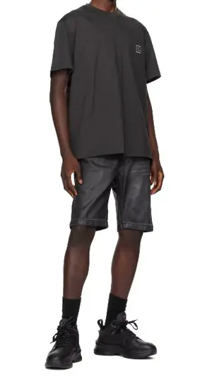 WOOYOUNGMI Faded Denim Shorts