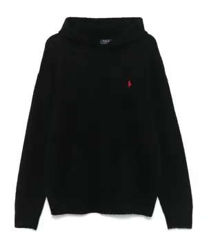 Polo Ralph Lauren Embroidered Hoodie - Black