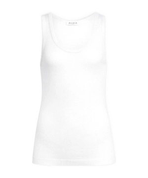 ALAÏA Alaia Sleeveless Round Neck Tank Top