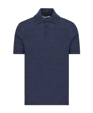 Brunello Cucinelli Basic Polo Shirt - Blue