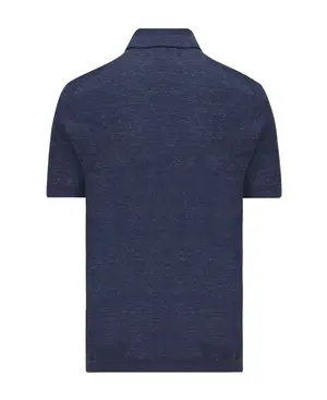 Brunello Cucinelli Basic Polo Shirt - Blue