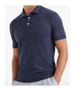 Brunello Cucinelli Basic Polo Shirt - Blue