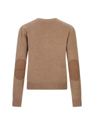 Max Mara Fresia Crewneck Knitted Jumper - Camel