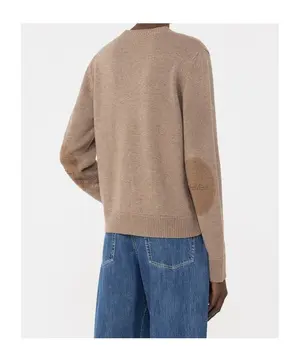 Max Mara Fresia Crewneck Knitted Jumper - Camel