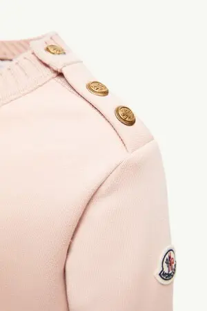 Moncler Logo Patch Crewneck Sweatshirt Dress