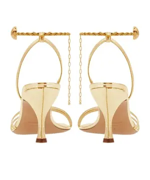 FERRAGAMO Ankle Chain High-heeled Sandals - Nude