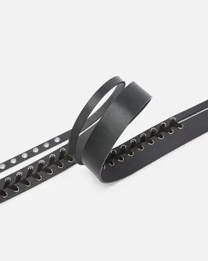 Pinko Sophia Eyelet Detailed Belt