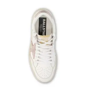 GOLDEN GOOSE Ballstar Lace-up Sneakers - Pink