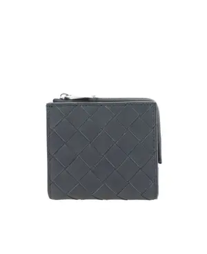 Bottega Veneta Intrecciato Leather Wallet - Black