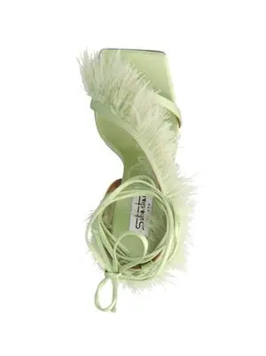 SEBASTIAN MILANO Feather Tie Sandals