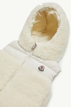 Moncler Botha Logo Patch Down Vest With Hood