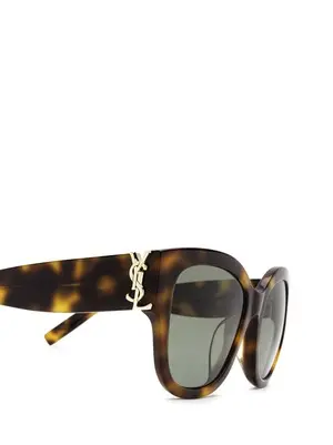 Saint Laurent Square Frame Sunglasses - Gray