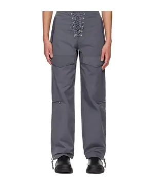 DION LEE Lace-up Cargo Trousers