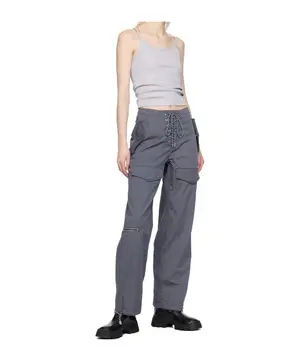 DION LEE Lace-up Cargo Trousers